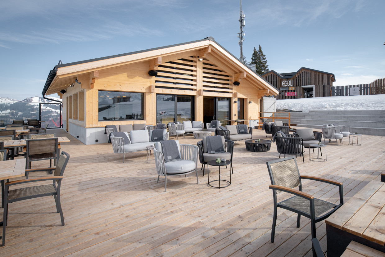 Reichenbach Architekten AG | Neubau Bar/Restaurant Eggli-Lounge